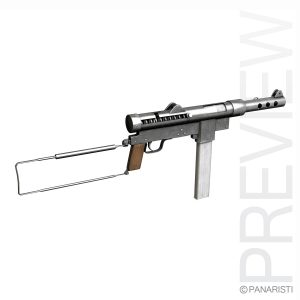 Carl Gustav M45 Swedish K SMG 3D Model - FlatPyramid