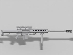 M82 A1 next gen weapon 3d model 3D Model - FlatPyramid