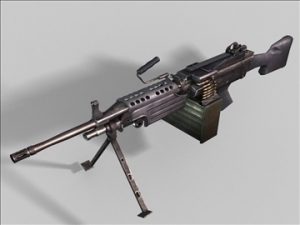 MK48 next generation weapon 3d model 3D Model - FlatPyramid