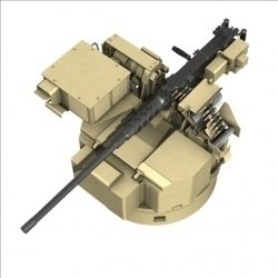 Remote weapon station (RWS) Browning M2 3D Model - FlatPyramid