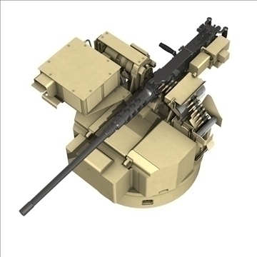 Remote weapon station (RWS) Browning M2 3D Model - FlatPyramid