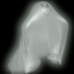 Ghost RIGGED 3D Model - FlatPyramid