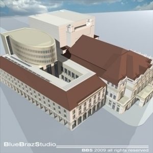 La Scala theatre 3D Model - FlatPyramid