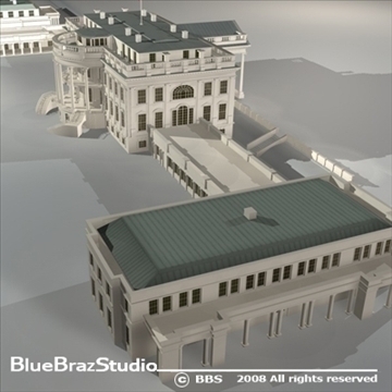 White House 3D Model - FlatPyramid