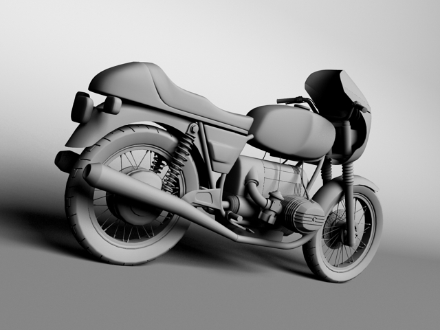 BMW R100 S 1978 3D Model – Buy BMW R100 S 1978 3D Model | FlatPyramid