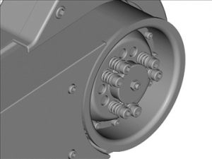 Open Primary Drive for Motorcycle Engine 3D Model - FlatPyramid