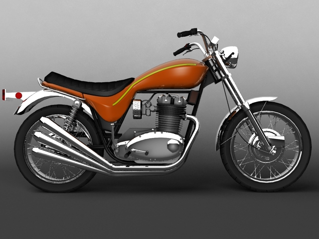 Triumph X75 Hurricane 3D Model - FlatPyramid