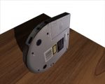 3d portable disc player 3D Model - FlatPyramid