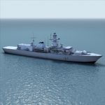 Type23_Frigate_RN_3DGamemodel 3D Model - FlatPyramid