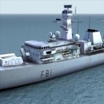 Type23_Frigate_RN_3DGamemodel 3D Model - FlatPyramid