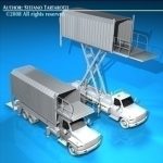 Airport loading vehicle 3D Model - FlatPyramid