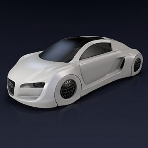 Audi rsq concept 3D Model - FlatPyramid