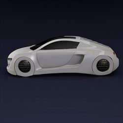 Audi rsq concept 3D Model - FlatPyramid