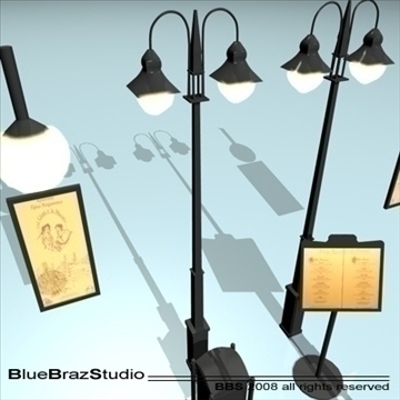 Caf Restaurant tools 3D Model - FlatPyramid