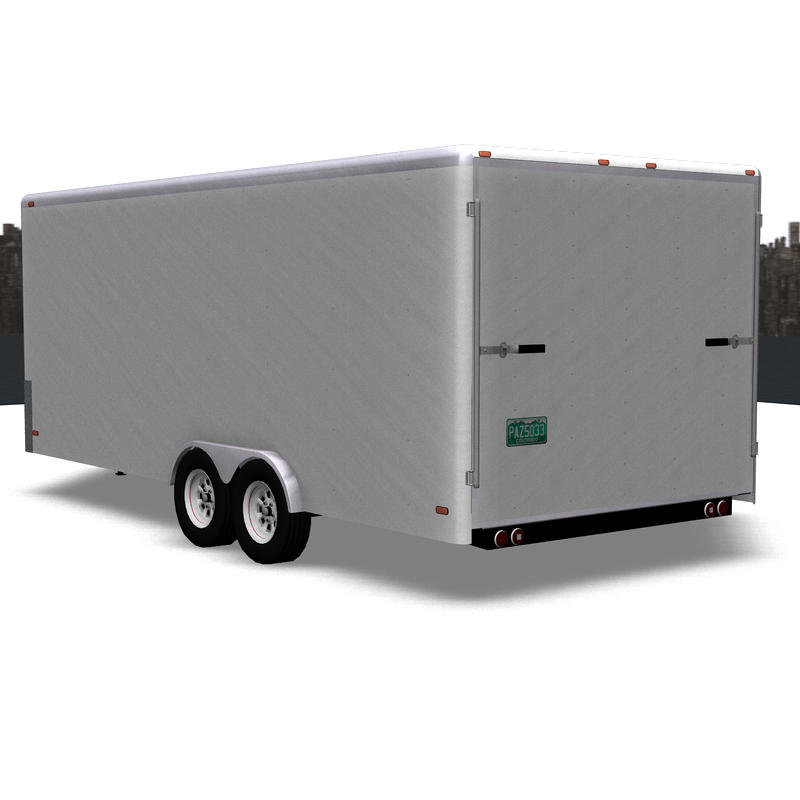 Cargo Trailer 3D Model – Buy Cargo Trailer 3D Model | FlatPyramid