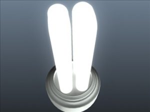CFL Tubular Light 001 3D Model - FlatPyramid