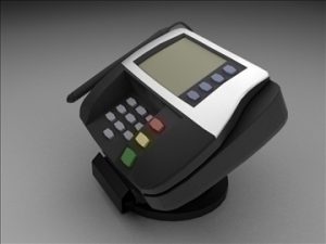 Credit Card Reader 3D Model - FlatPyramid