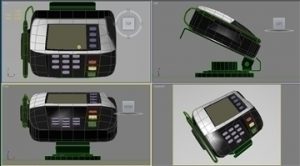 Credit Card Reader 3D Model - FlatPyramid