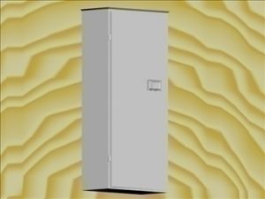 Electrical panel 3D Model - FlatPyramid