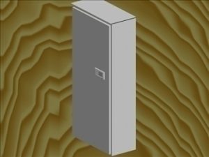 Electrical panel 3D Model - FlatPyramid