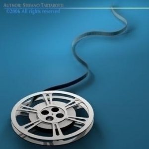 Film reel 3D Model - FlatPyramid