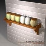 Jar rack 3D Model - FlatPyramid