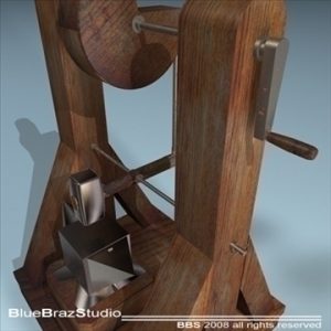 Leonardo Automatic Hammer Machine 3D Model - FlatPyramid