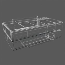 Lexmark z735 Inkjet printer 3D Model - FlatPyramid