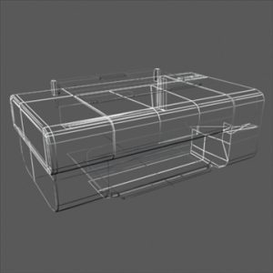 Lexmark z735 Inkjet printer 3D Model - FlatPyramid