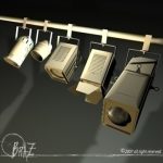 Light set 3D Model - FlatPyramid