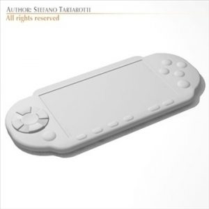 Portable game console 3D Model - FlatPyramid