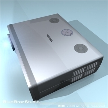 projector 3D Model - FlatPyramid