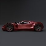 Redstone car concept 3D Model - FlatPyramid