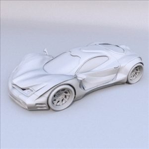 Redstone car concept 3D Model - FlatPyramid