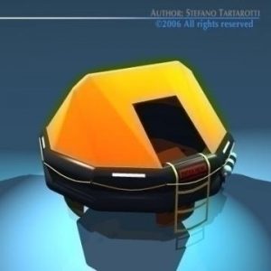 Rescue liferaft set 3D Model - FlatPyramid