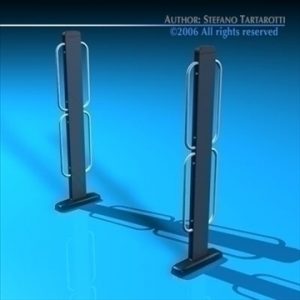 Rfid gate 3D Model - FlatPyramid