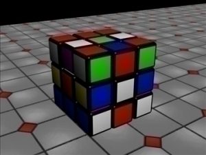 Rubix Cube Animated 3D Model - FlatPyramid
