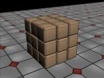 Rubix Cube Animated 3D Model - FlatPyramid
