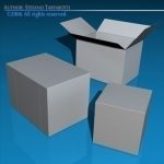 Shipping boxes 3D Model - FlatPyramid