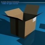 Shipping boxes 3D Model - FlatPyramid
