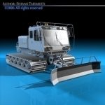 Snowcat with tracks 3D Model - FlatPyramid