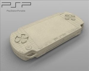SONY PSP 3D Model - FlatPyramid