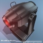 Spot moving head 3D Model - FlatPyramid