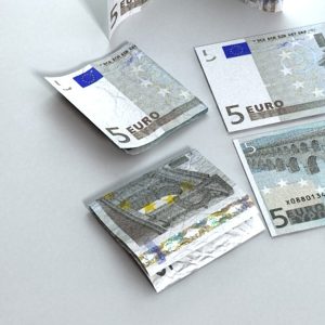 3D Model 5 Euro Paper Money 3D Model - FlatPyramid