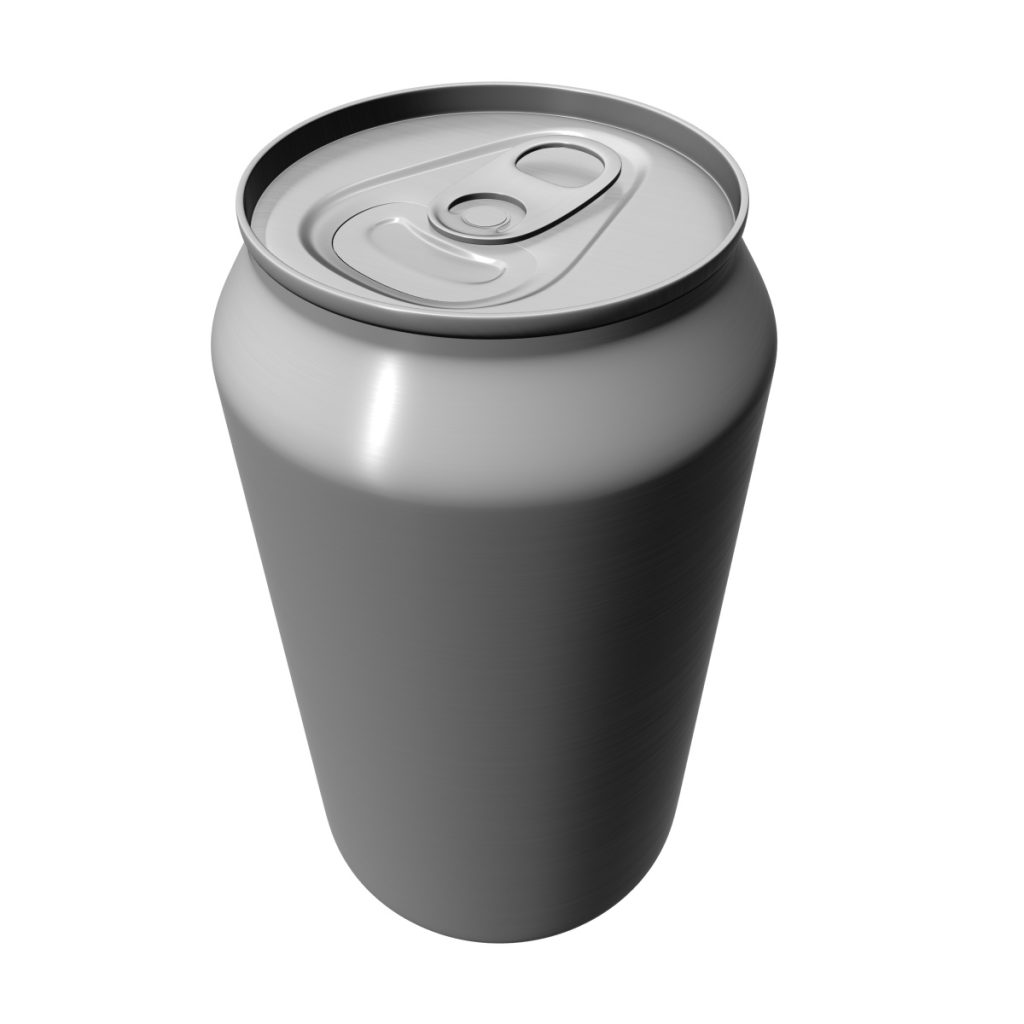 aluminium can 3D Model - FlatPyramid