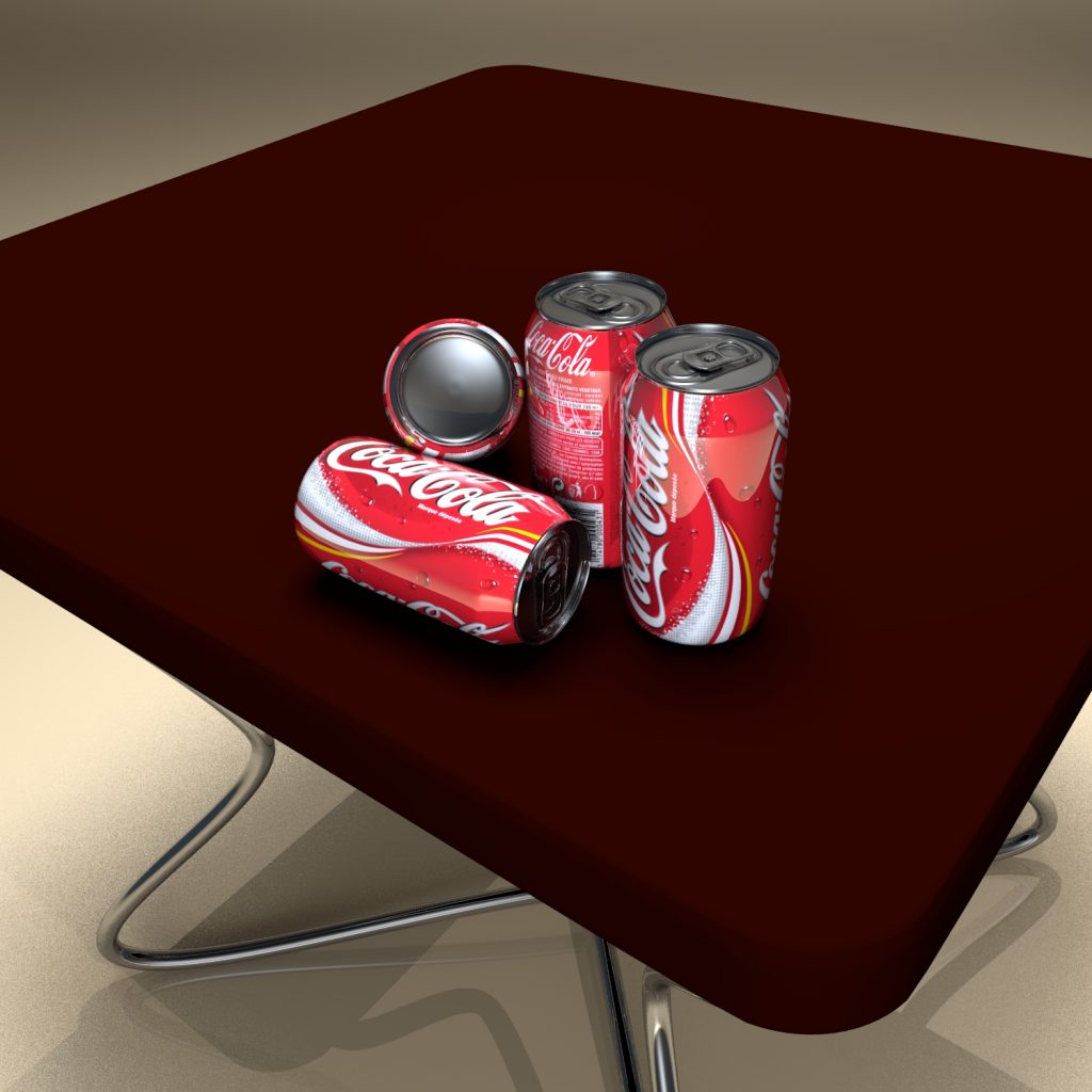 Coca Cola Can 3D Model - FlatPyramid