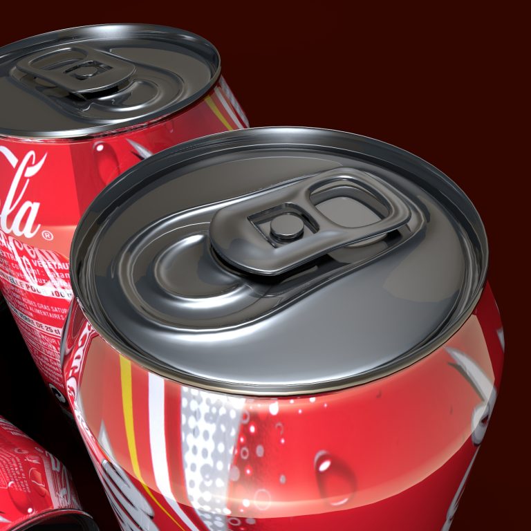 Coca Cola Can 3D Model - FlatPyramid