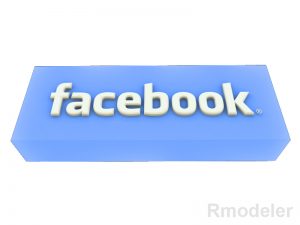 FaceBook 3d Logo 3D Model - FlatPyramid