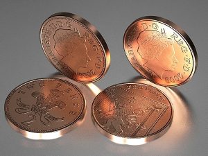 UK Coins 3D Model - FlatPyramid