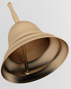 Little golden bell 3D Model - FlatPyramid